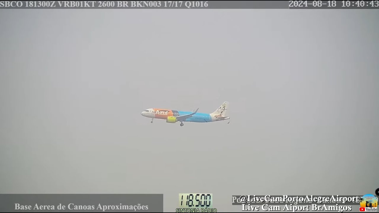 Pouso do Avião Pateta(Goofy Walt Disney World) da Azul Airbus A320 na ...