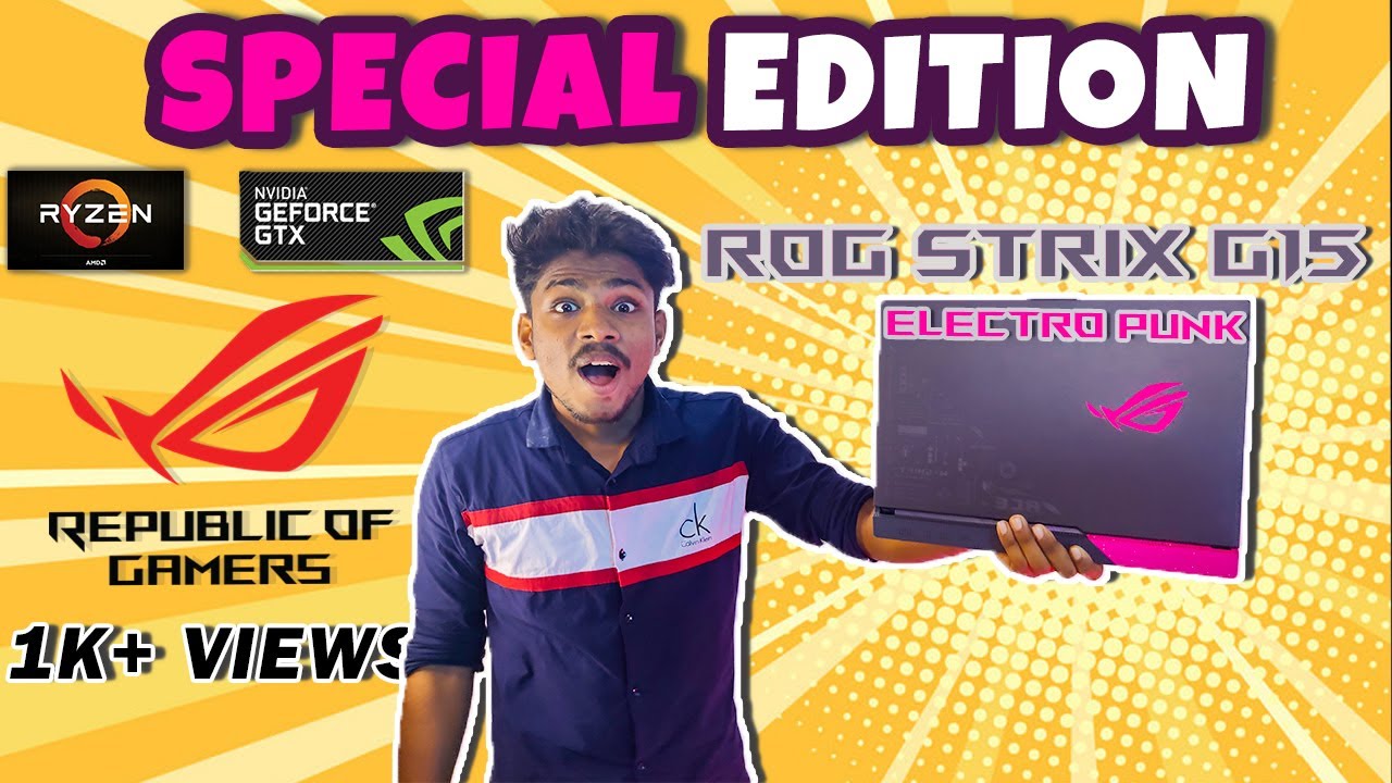ASUS ROG STRIX G15 UNBOXING | WHAT A BEAUTY 😲| ELECTRO PUNK EDITION | 🔥 ...