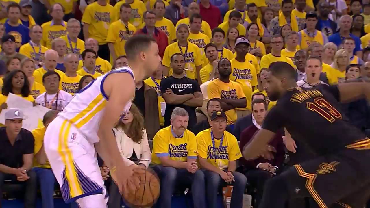 Stephen Curry DEEP 3 Pointer over Tristan Thompson |2016 NBA Finals Game 7| - YouTube