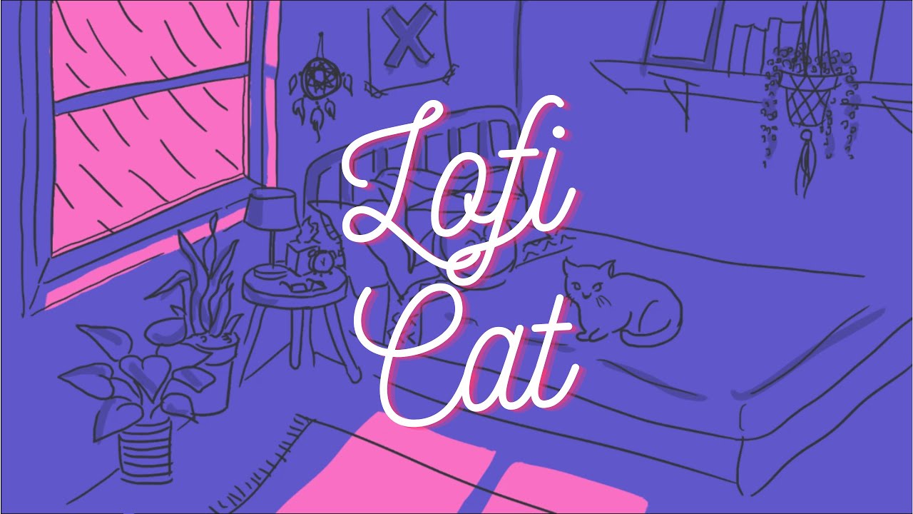 Chill evening with lofi cat🍇💜 Chill LoFi music to study to + Cat memes ...