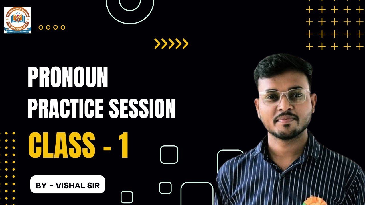 PRONOUN PRACTICE SESSION | CLASS -1 | FOR SSC(CGL / CHSL / MTS) BANK ...
