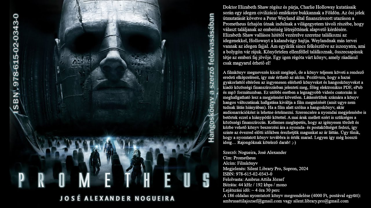 Nogueira, José Alexander: Prometheus. Silent Library Pro, Sopron, 2024 ...