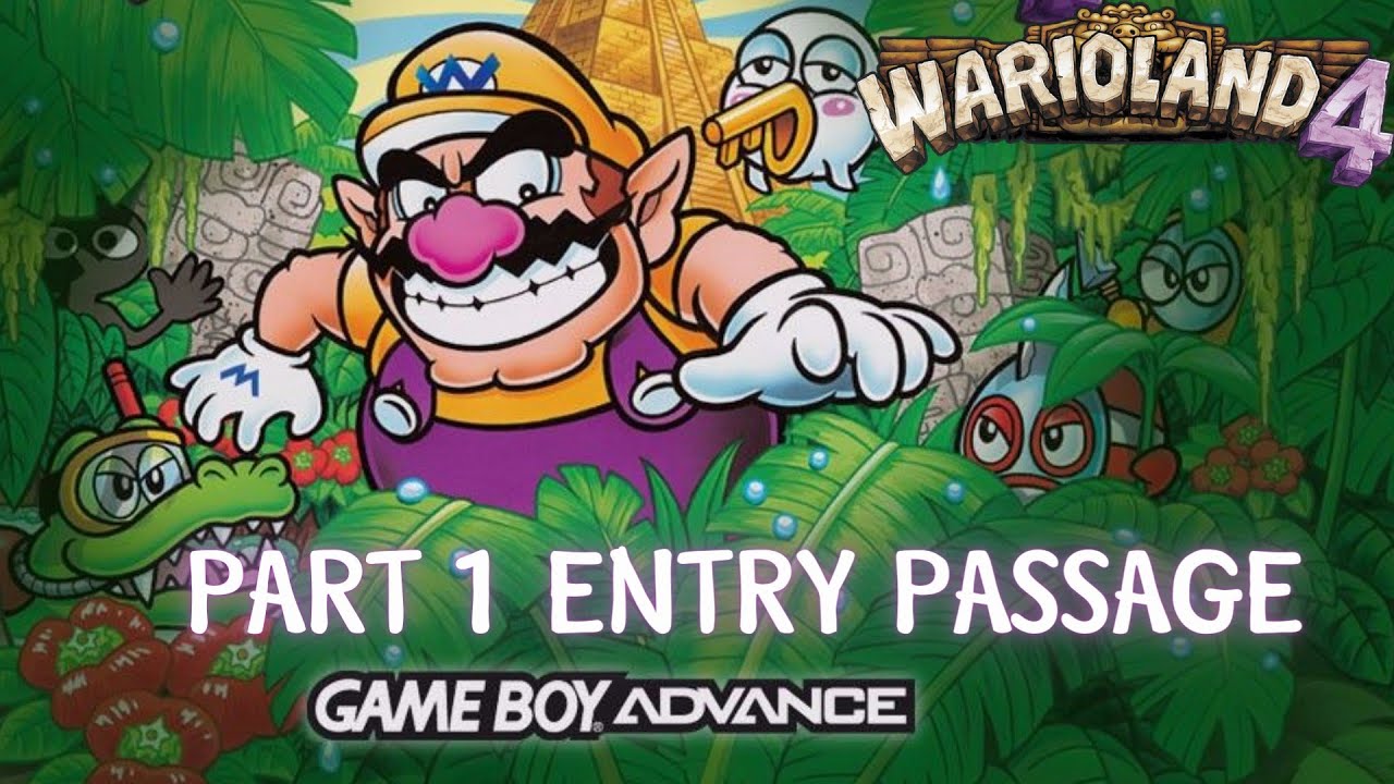 Wario Land 4 (GBA): Entry Passage - All Levels (Gameplay/Walkthrough ...