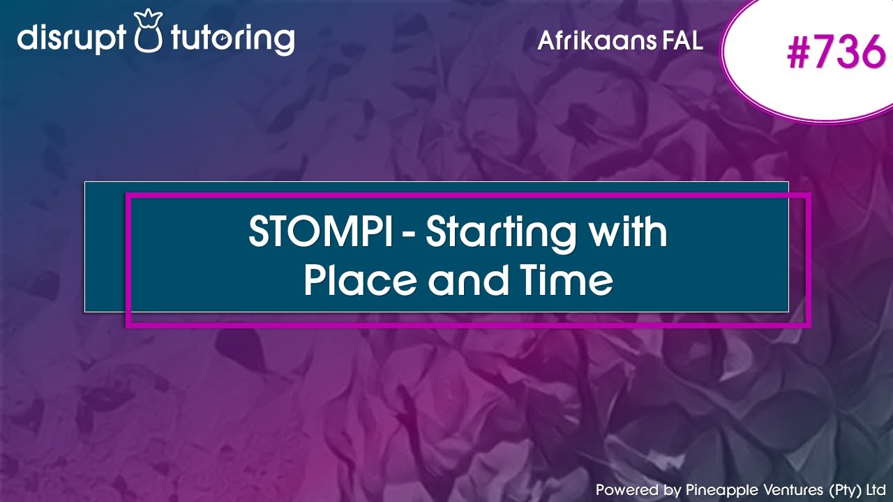 #736 STOMPI - Starting with Place and Time - YouTube