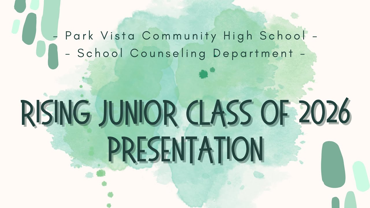 Rising Junior Class of 2026 Spring Presentation - YouTube