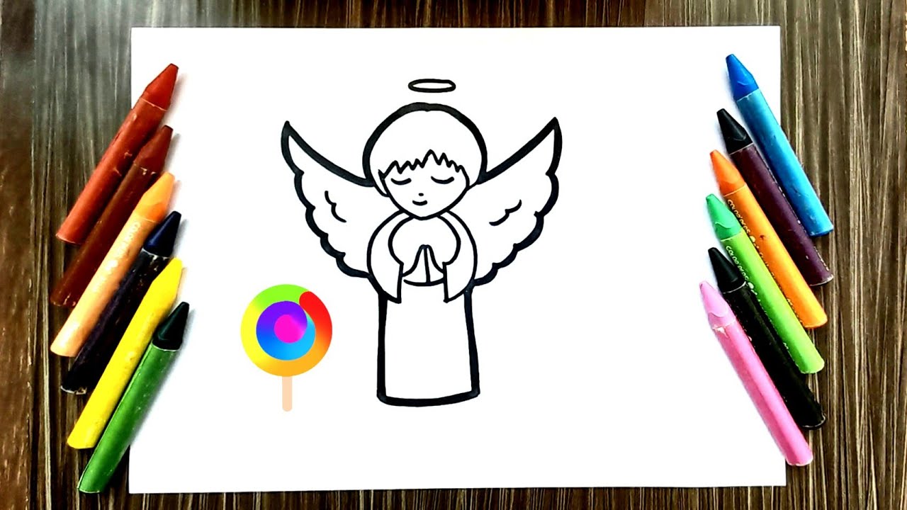 How To Draw an Angel Boy | Cute Angel Drawing Easy | How To Draw A ...