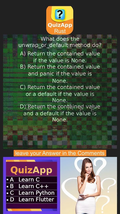 Rust What does the unwrap or default method do - YouTube