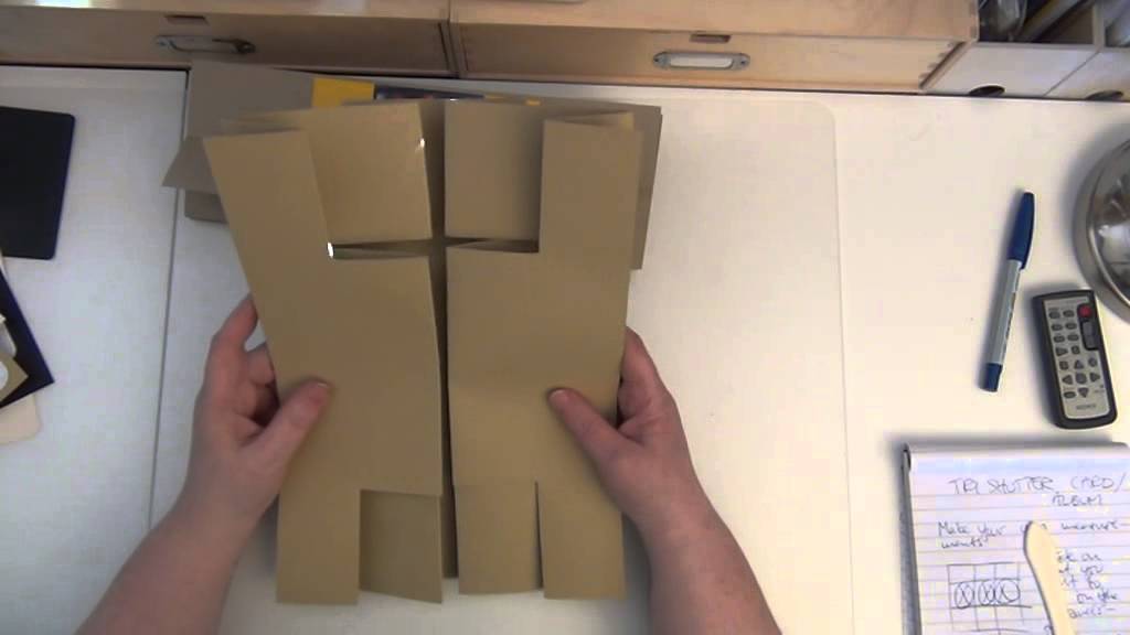 TUTORIAL FOR A BIG TRI SHUTTER CARD ALBUM WITH A PROJECT LIFE TWIST ...