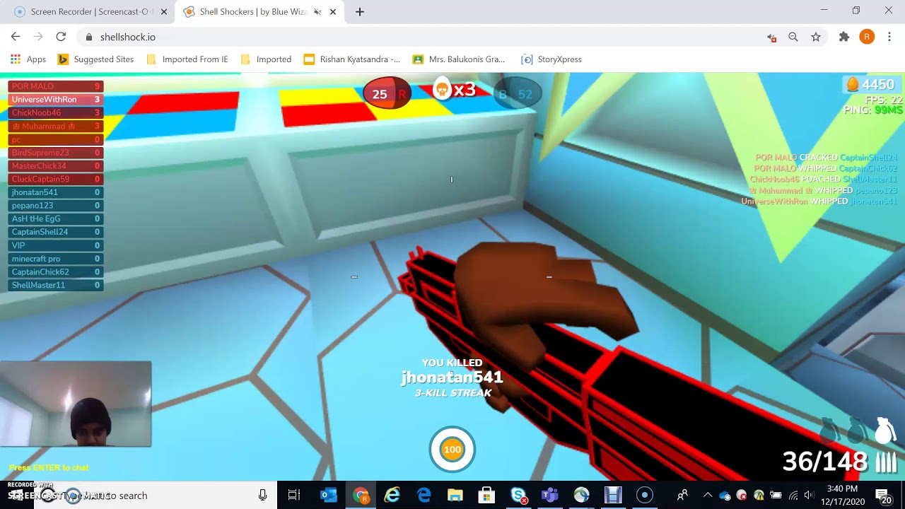 Whipper only Challenge in Shell Shockers - YouTube