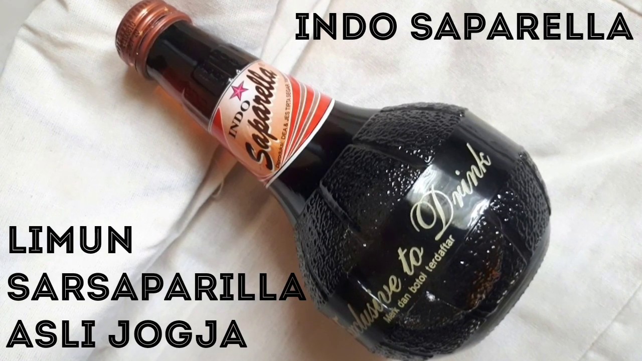 Indo Saparella Minuman Sarsaparilla Berkarbonasi Asli Jogja : Botol ...