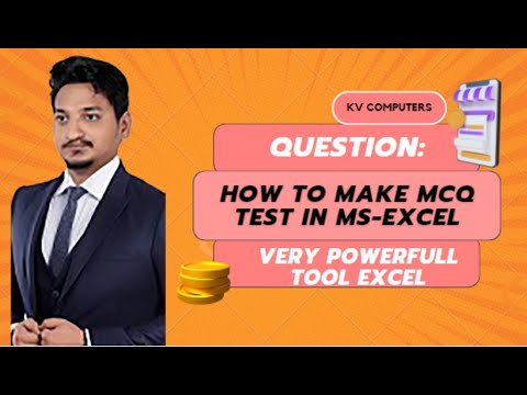 How to create an interactive multiple choice test in excel-Create MCQ ...