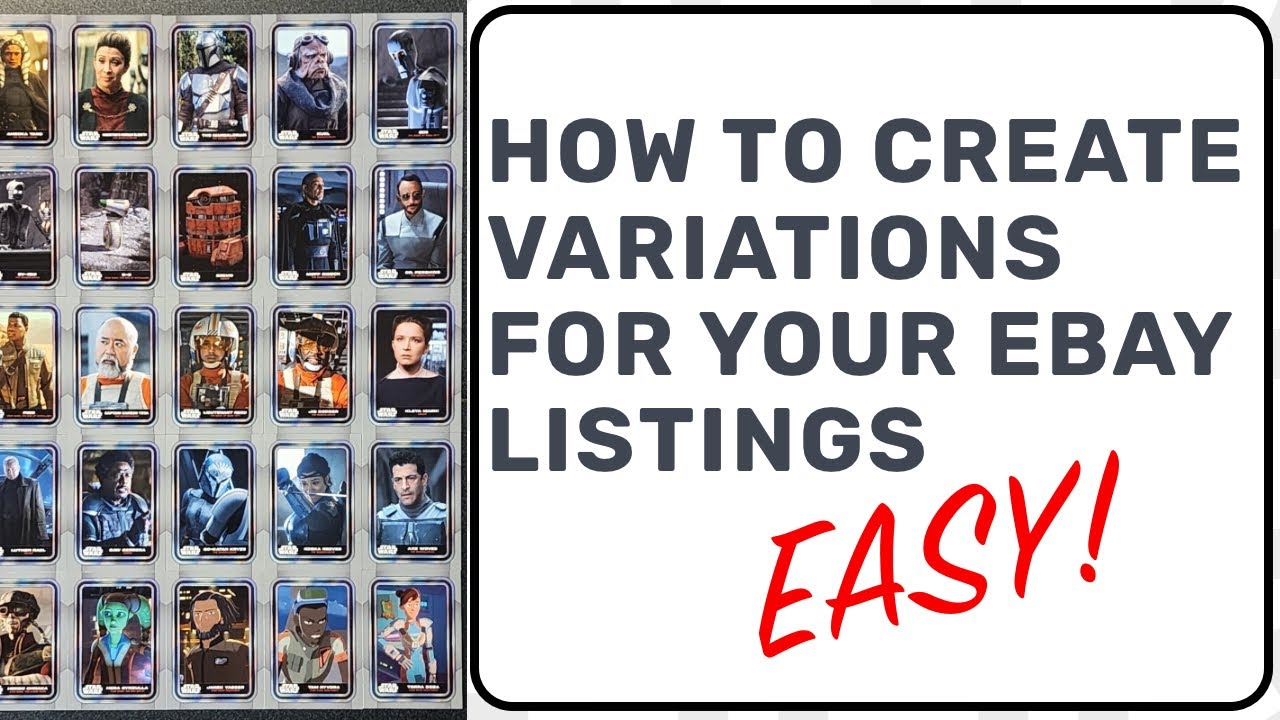 Create Easy Product Variations for your eBay Listings - YouTube