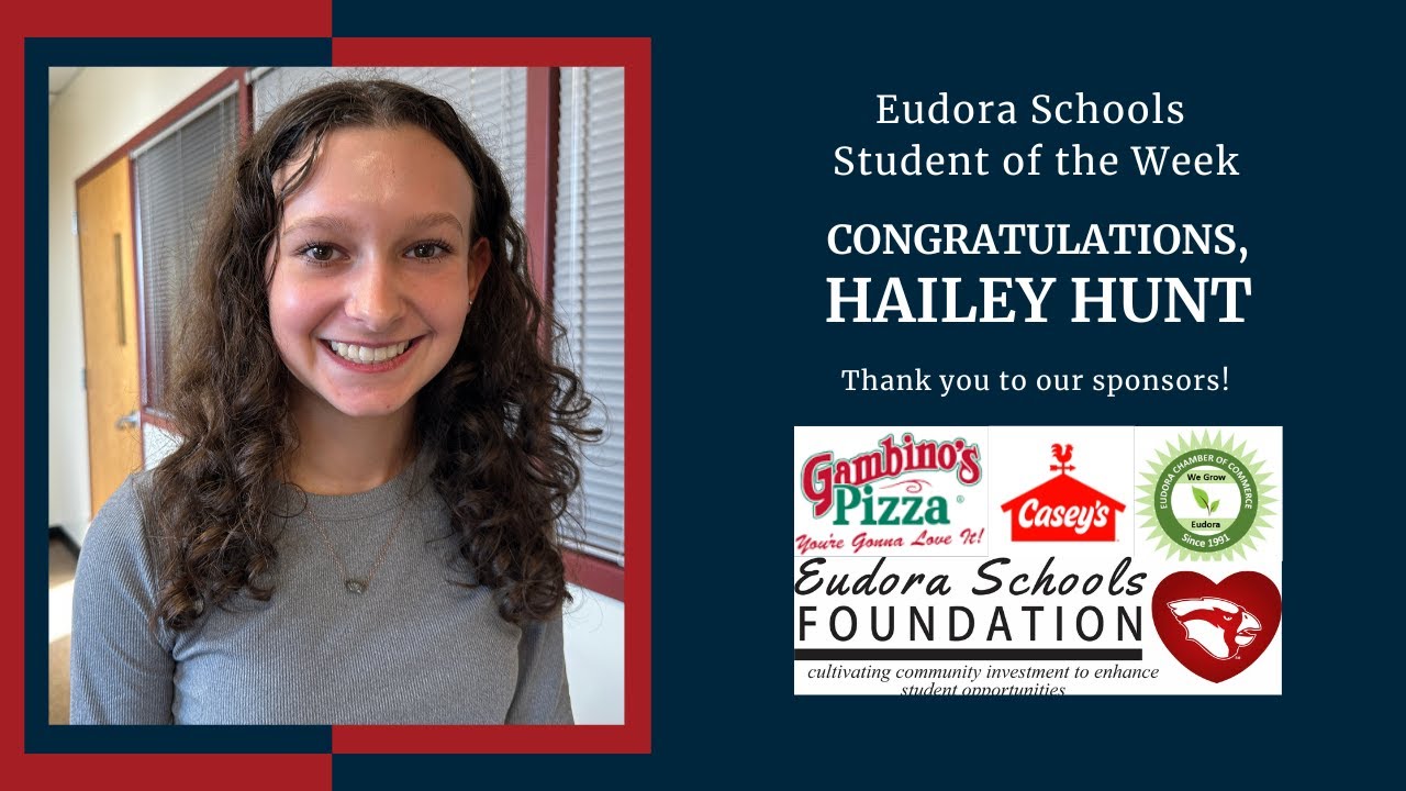 Student of the Week: Hailey Hunt - YouTube