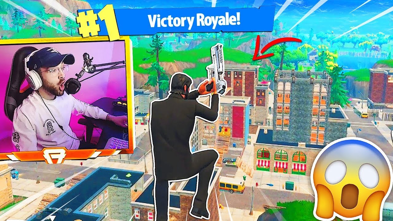 INSANE 360 HAND CANNON TRICKSHOT!! (World's FIRST Fortnite Battle ...