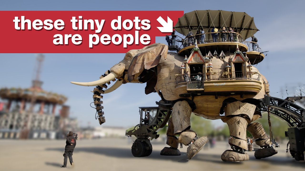 I rode a giant mechanical elephant. You can too. - YouTube