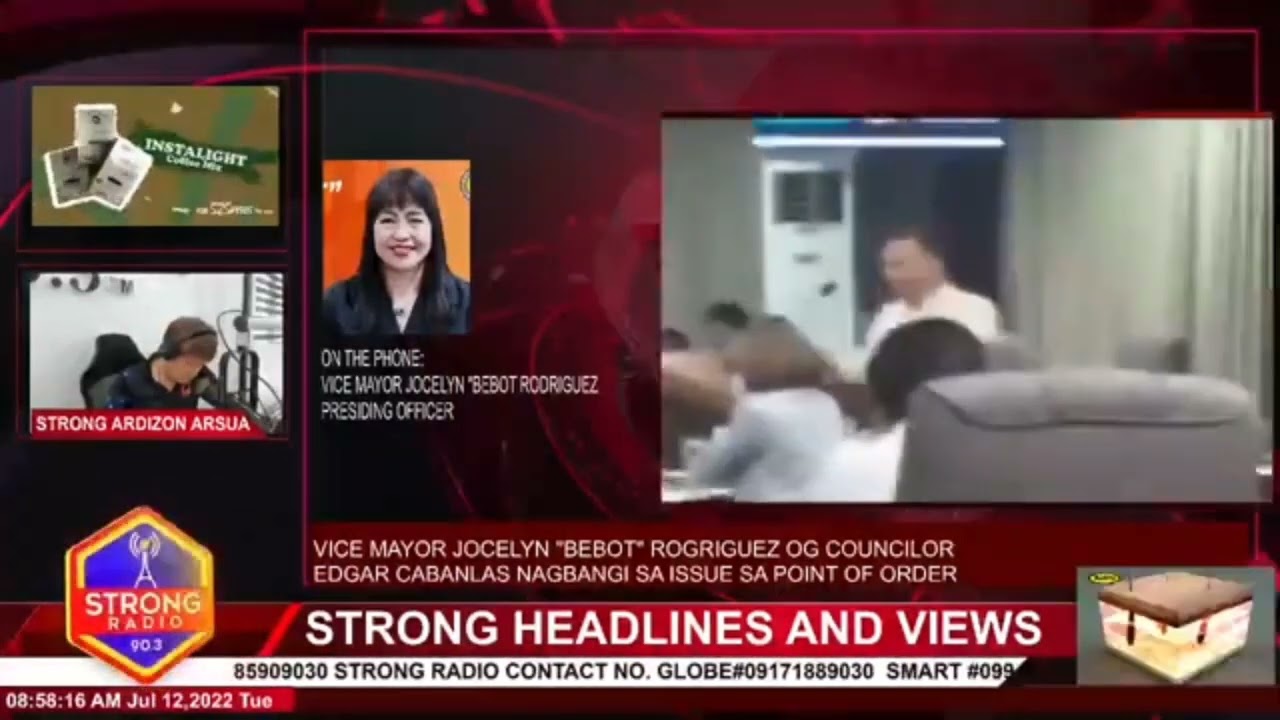 Vice Mayor Jocelyn "Bebot" Rodriguez nabastos sa konseho. Namahayag nga ...