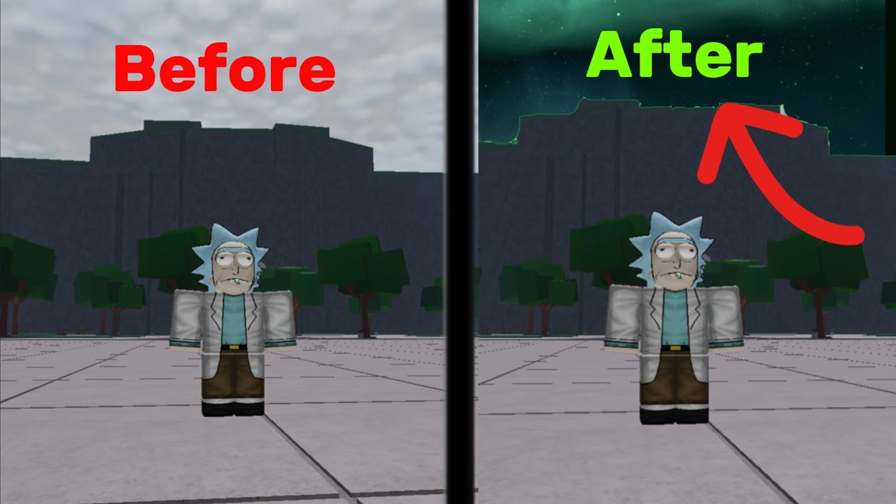 Changing The Strongest battlegrounds into dark map #roblox - YouTube