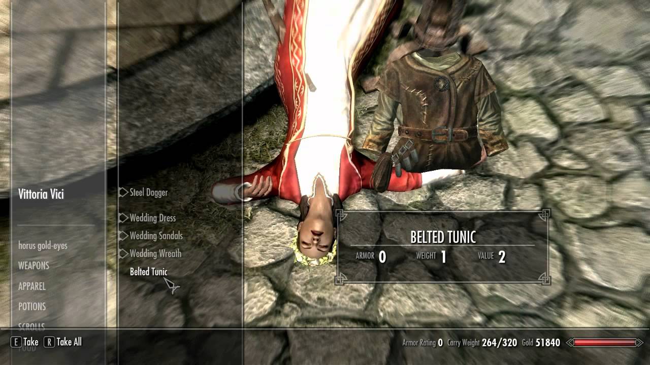Elders Scroll: Skyrim - Aftermath of Vittoria Vici Assassination - YouTube