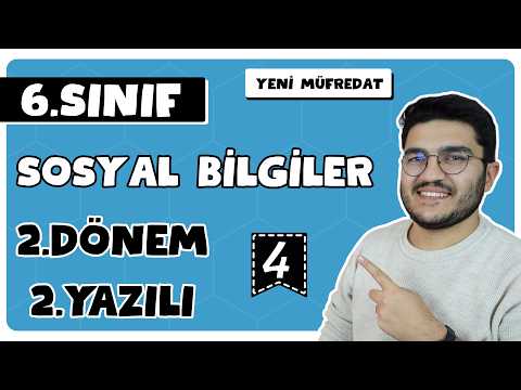 6.Sınıf Sosyal Bilgiler 2.Dönem 2.Yazılı