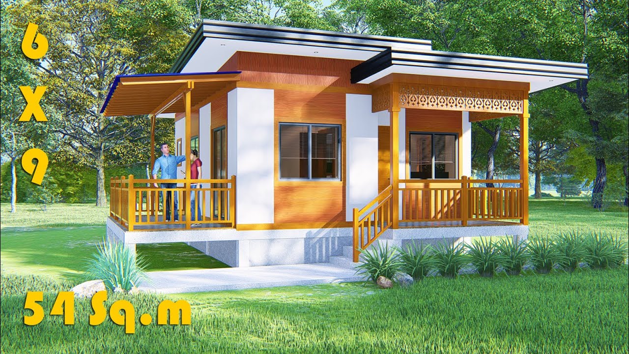SIMPLE HOUSE I SMALL HOUSE DESIGN I 2 BEDROOM HOUSE I ArkiRicz3D - YouTube