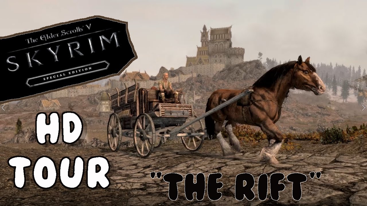 HD Mod / Horse and Carriage Ride Through Skyrim: The Rift - ( NPC Tour ...