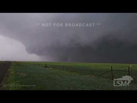 Giant hail and large wedge tornado strike Matador, Texas - The Watchers