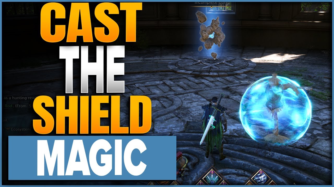 How To Cast Shield Magic In Throne And Liberty - YouTube