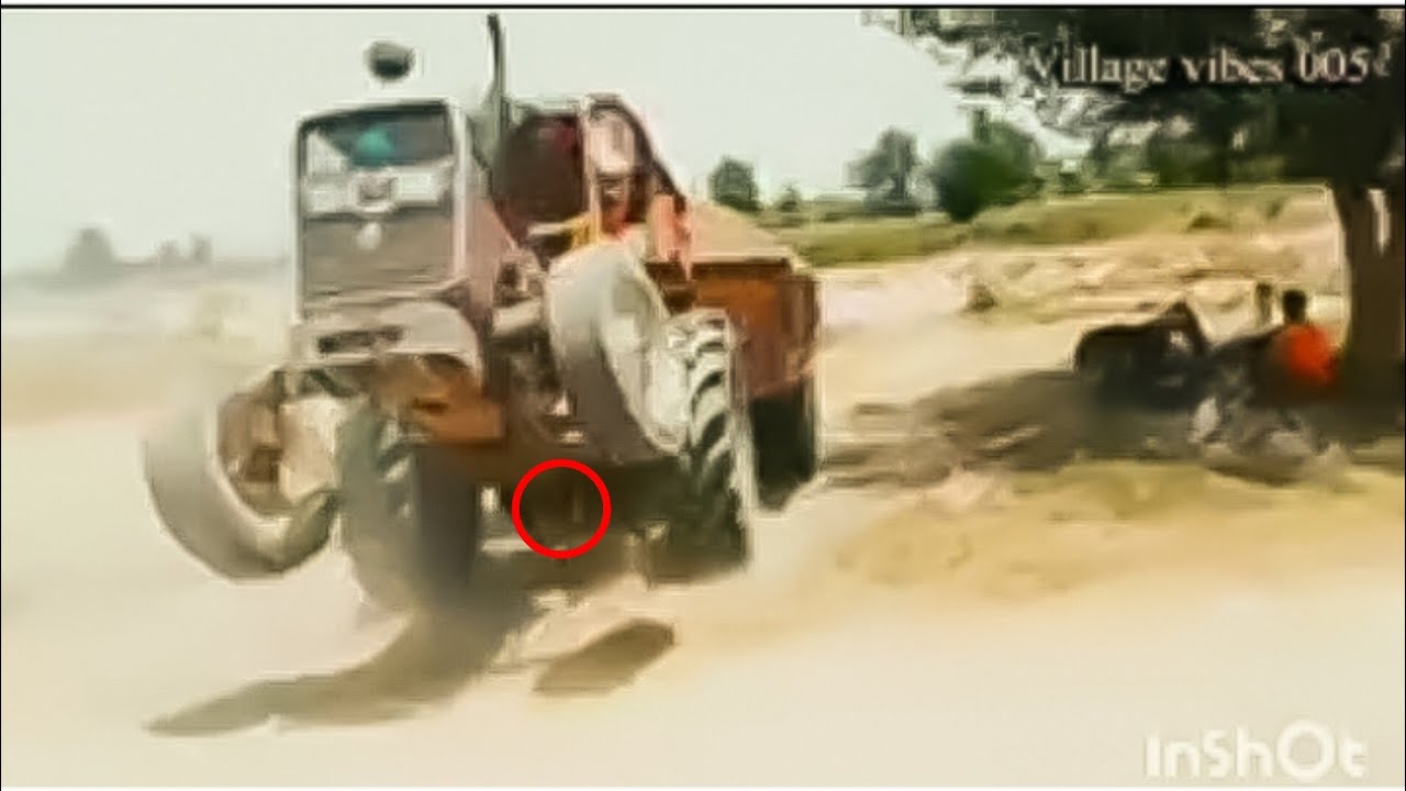 tractor pulling heavy loaded trolley|heavy loaded tractor trolley 🙁😯 ...