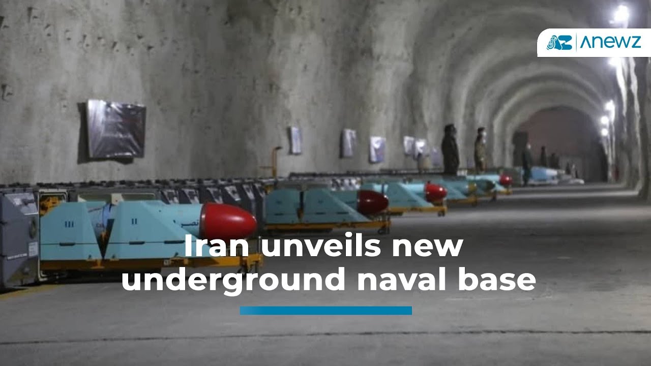 Iran unveils new underground naval base - YouTube