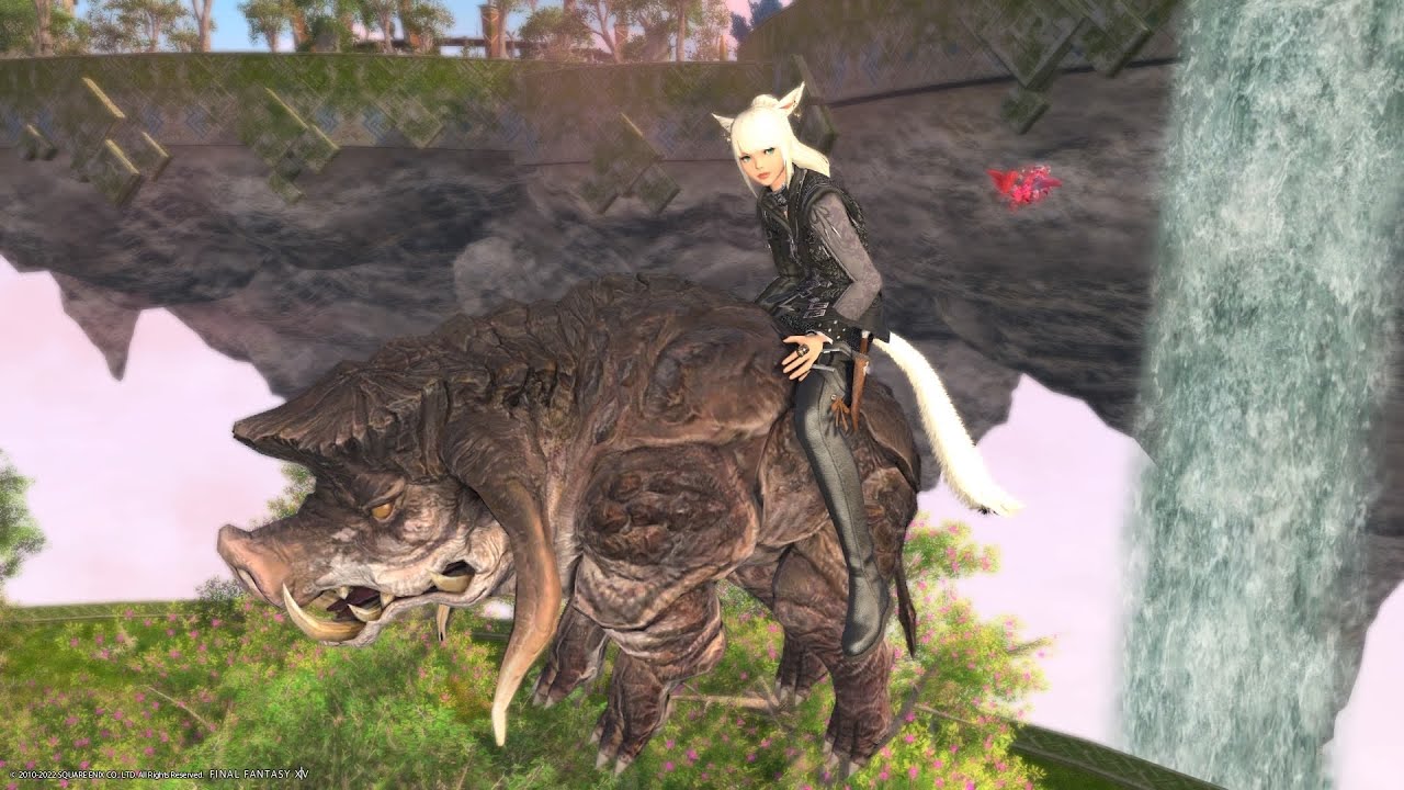 FFXIV MOUNT CALYDONTIS - YouTube