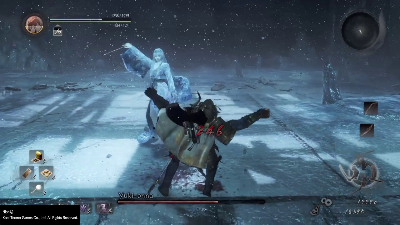 Nioh - ice boss - YouTube