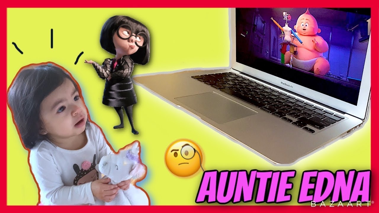 MY TODDLER WON’T TAKE EYES OFF “AUNTIE EDNA” FROM INCREDIBLES 2☺️ - YouTube