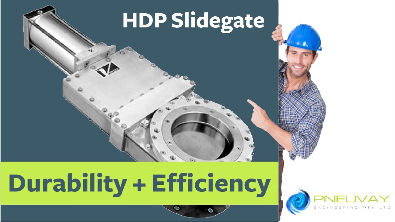 Pneuvay Engineering Vortex HDP Slide Gate - YouTube