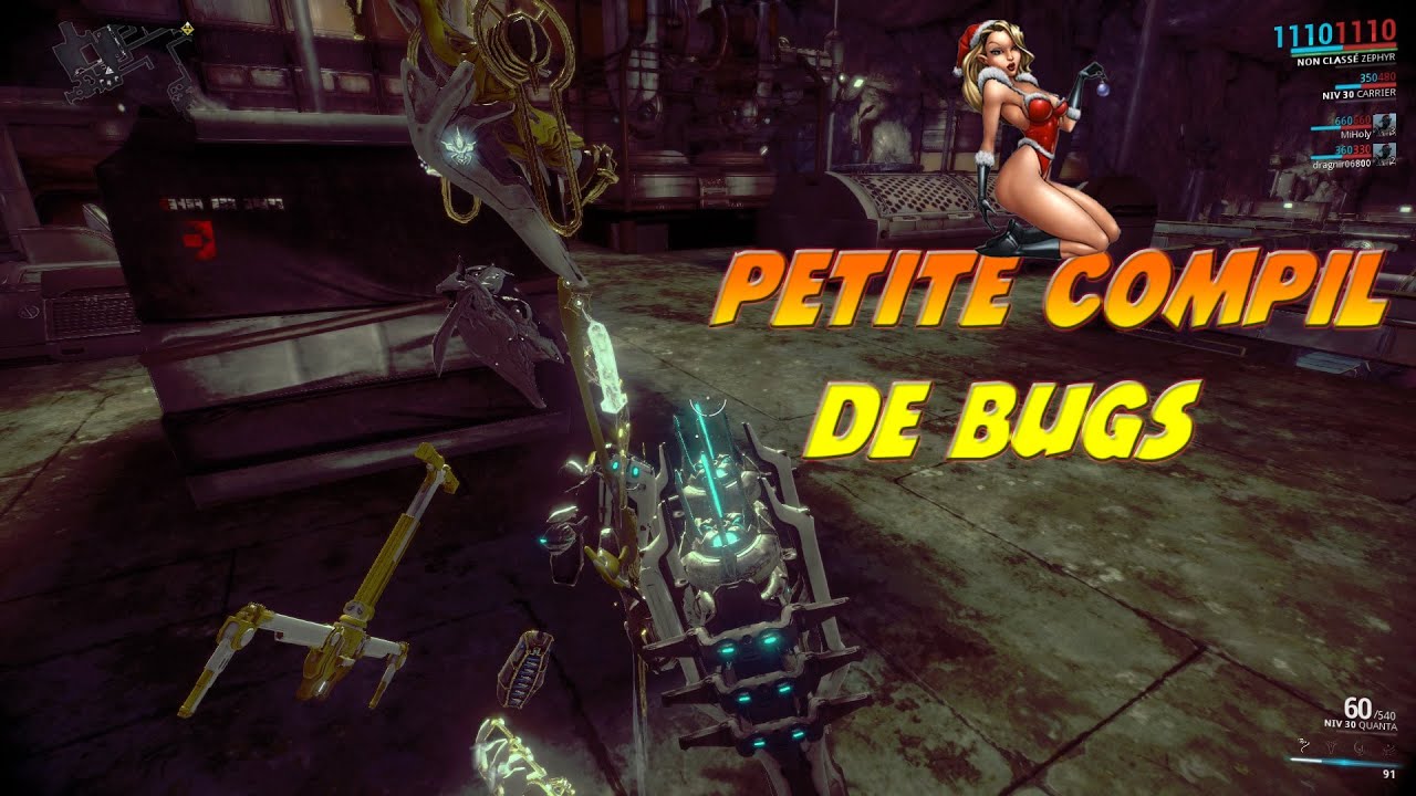 Warframe : Petite compilation de Bugs - YouTube