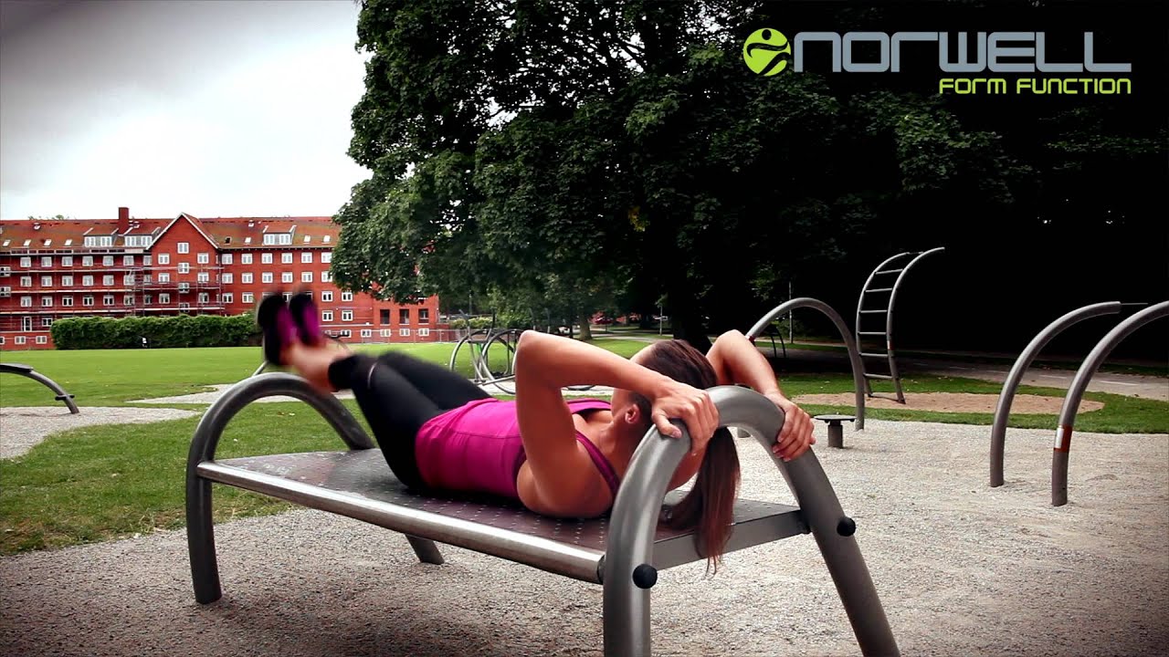 Bench Exercises 3 - Norwell Outdoor Fitness - YouTube