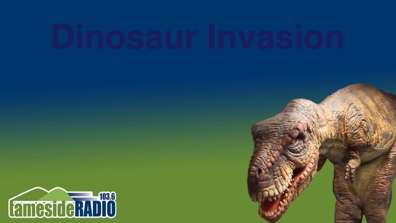 When Dinosaur Invasion visits Tameside Radio - YouTube