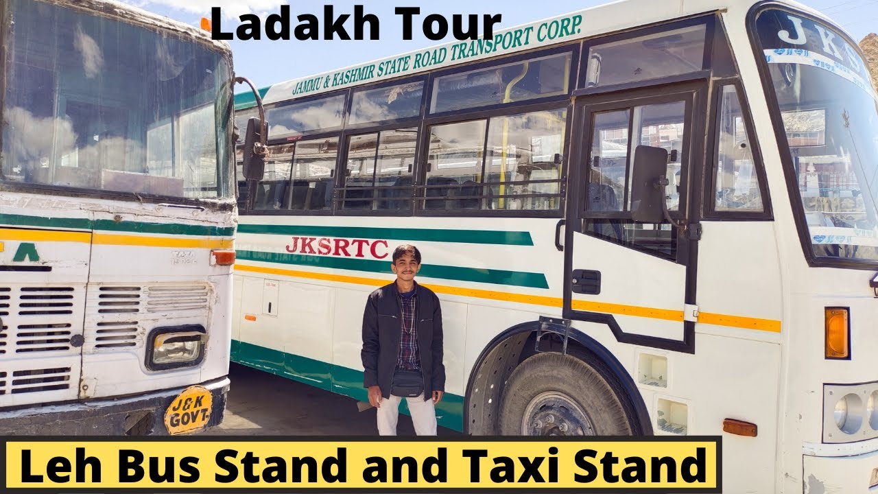 Leh Bus stand and Leh taxi stand | Leh Ladakh Tour | Oxygen Cylinder on ...