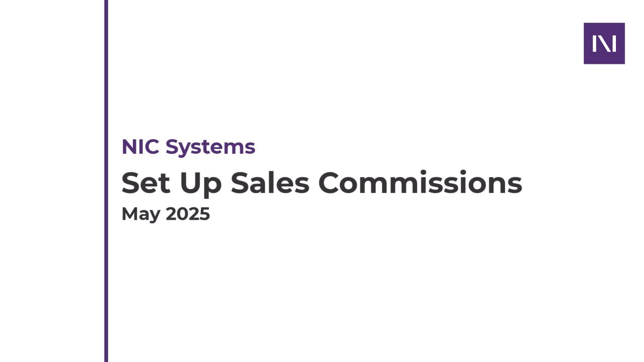 Set Up Sales Commissions - YouTube