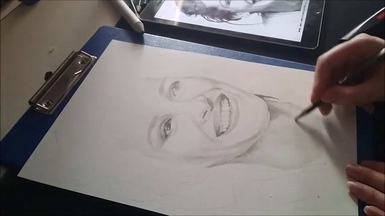 Drawing Julia Roberts - YouTube