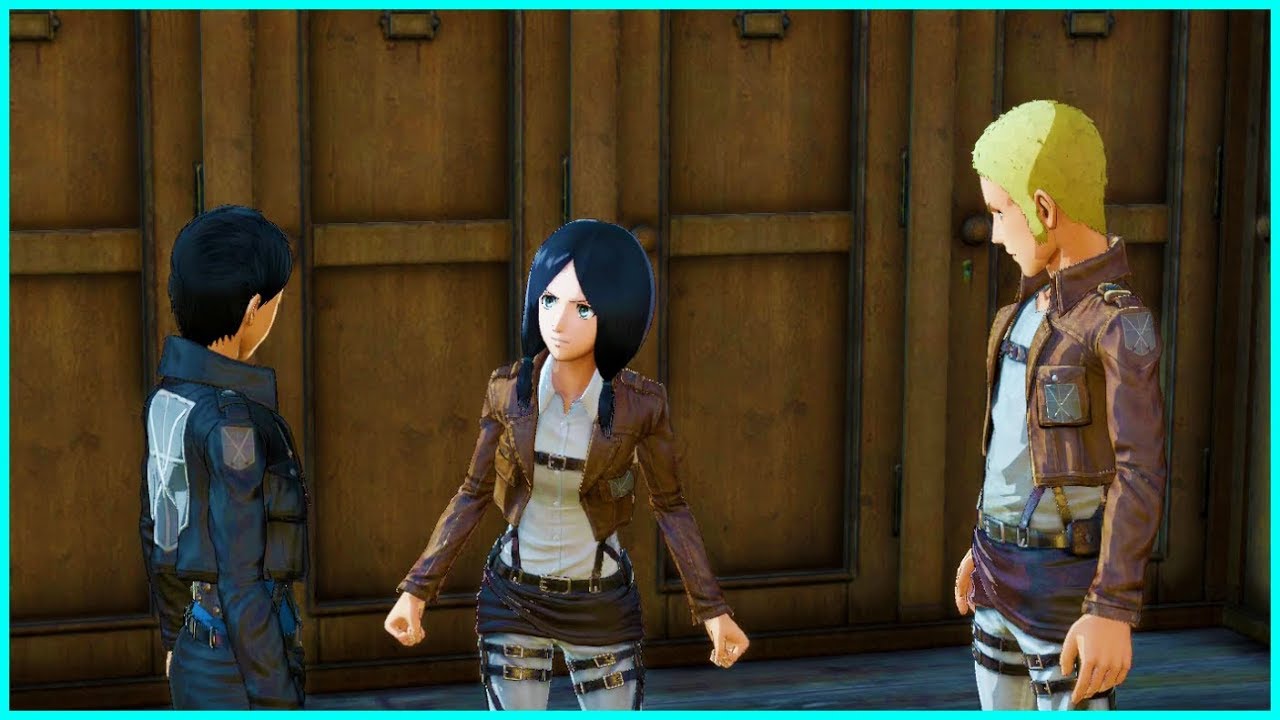 Graduating with Mina and Thomas - Attack on Titan 2 Game - Night ...