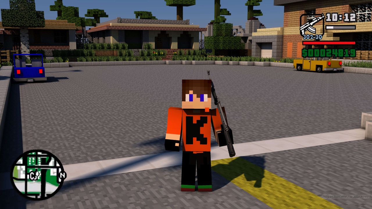 Kwebbelkop | GTA San Andreas in Minecraft! - YouTube