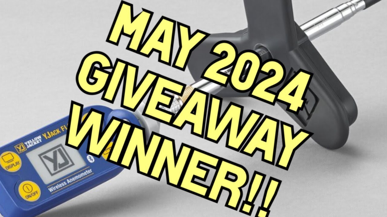 MAY GIVEAWAY WINNER | Yellow Jacket YJack Anemometer Winner - YouTube