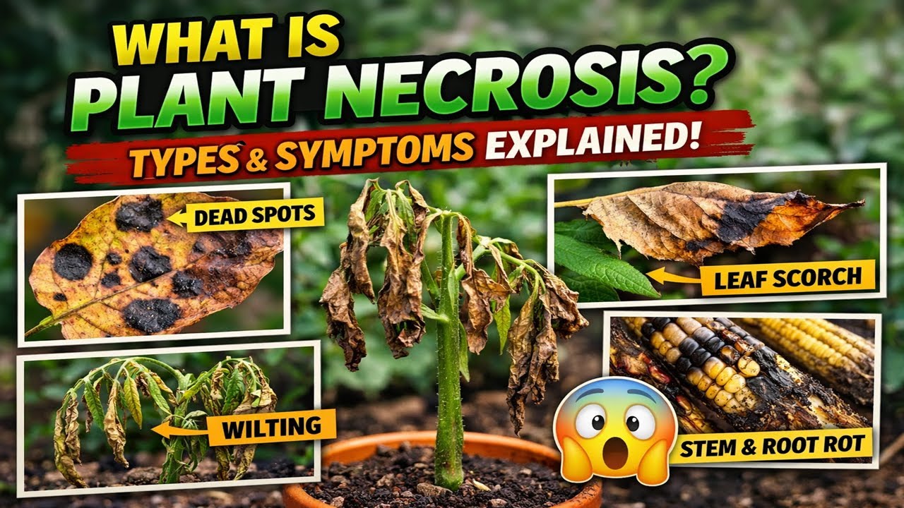 Necrosis in Plants | Plant Pathology | NEET - YouTube