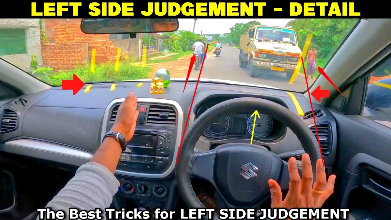 Left Side Judgement in Car | Car Left Side Judgement Car Driving ...