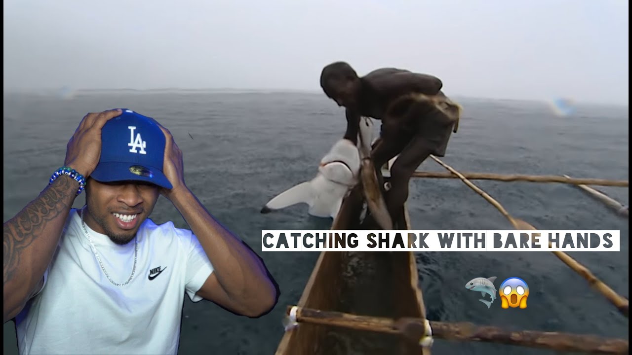 Man Catches Shark Bare-Handed - YouTube