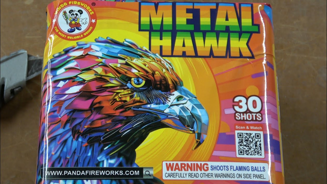 Metal Hawk 30s 200g cake by Winda Fireworks - YouTube