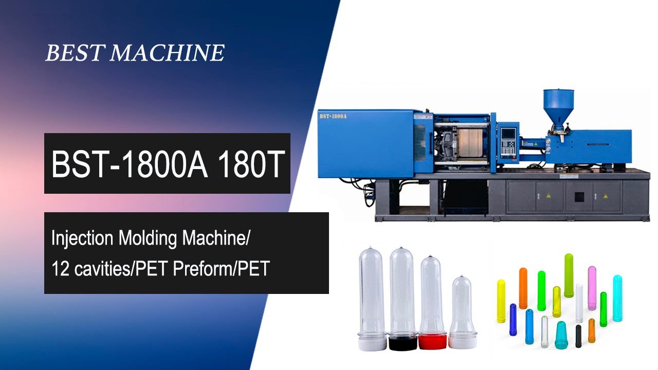 PET preform injection molding machine - YouTube