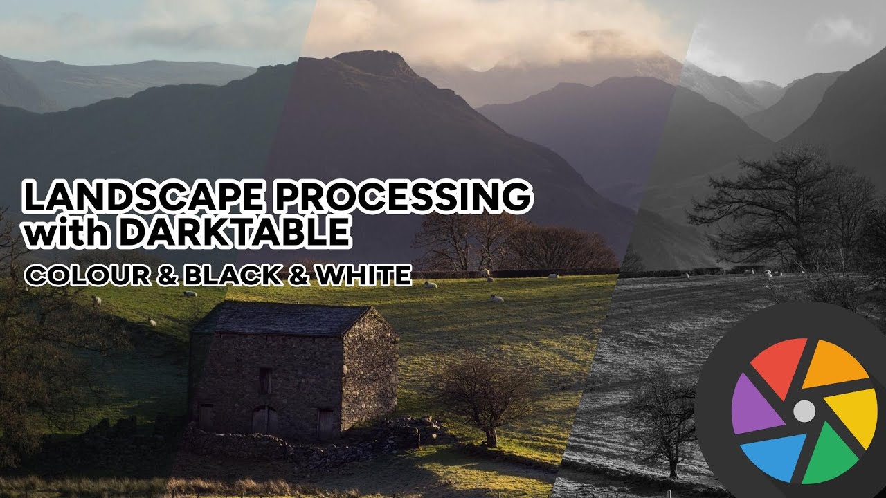 Landscape Processing with Darktable - #6 Loweswater Barn - YouTube