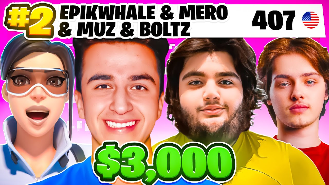 2ND PLACE Squad Reload CASH CUP With Mero Muz & Boltz ($3000) 🏆 - YouTube