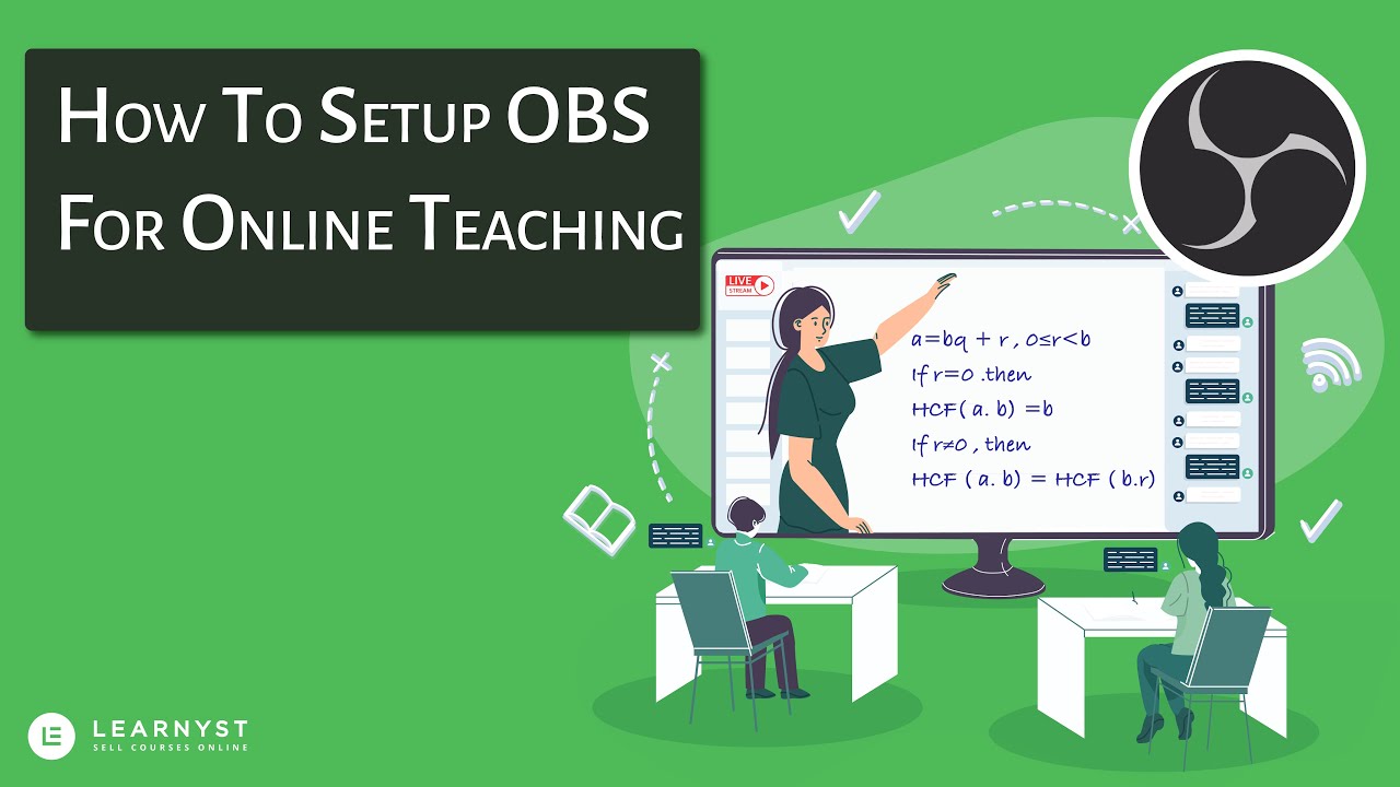 How To OBS For Online Teaching| Record PPT With Your Face - YouTube